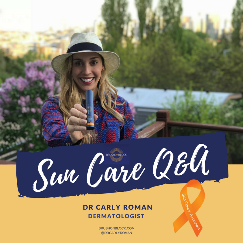 BRUSH ON BLOCK Blog - Sun Care Q&A with Dermatologist Dr. Carly Roman